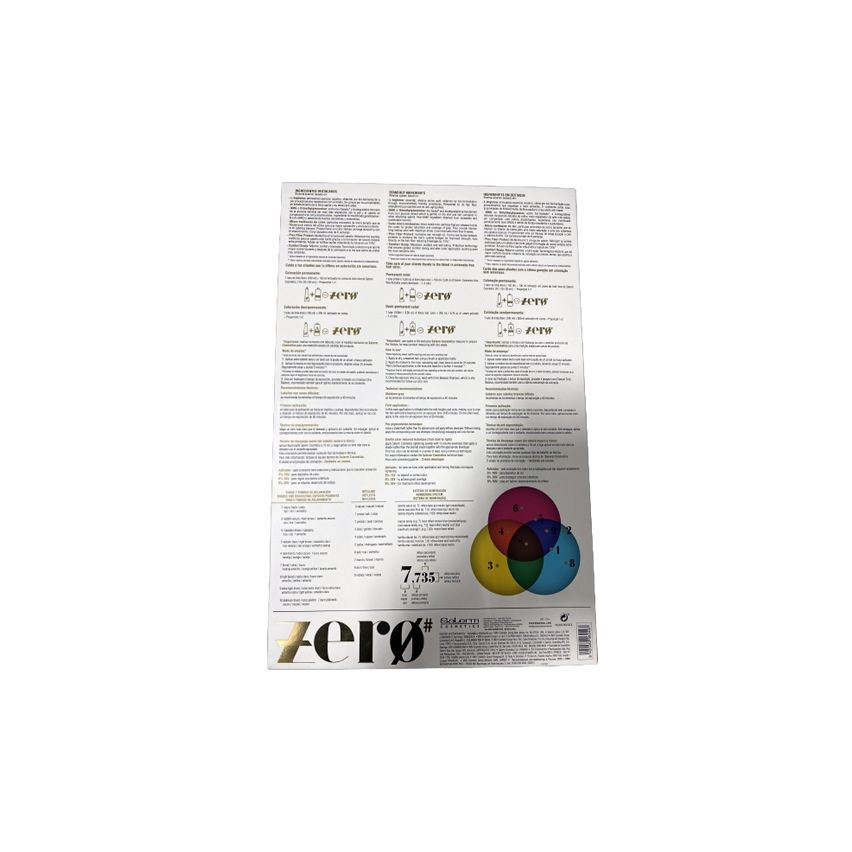 Carta de color sin amoniaco | Salerm Zero
